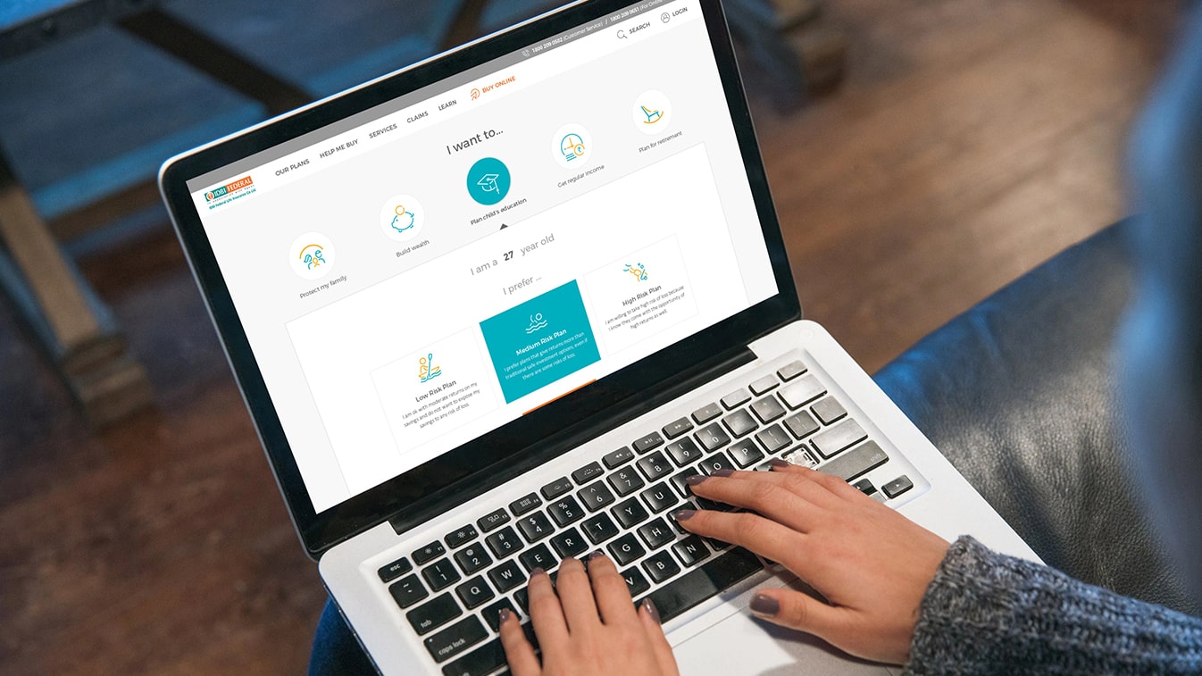 UI UX Service Journey Design for IDBI Federal