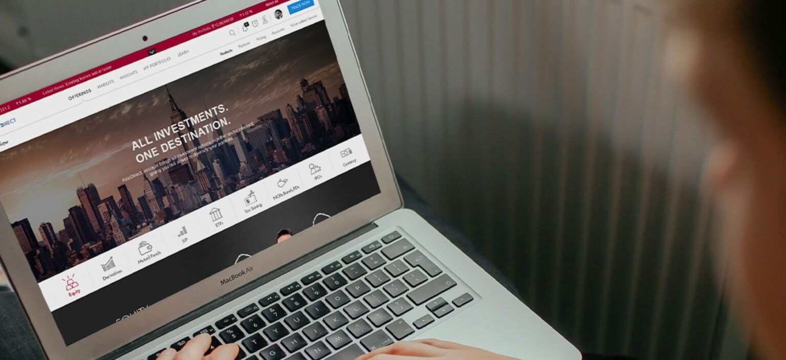 UI UX Service Design for Axis Direct